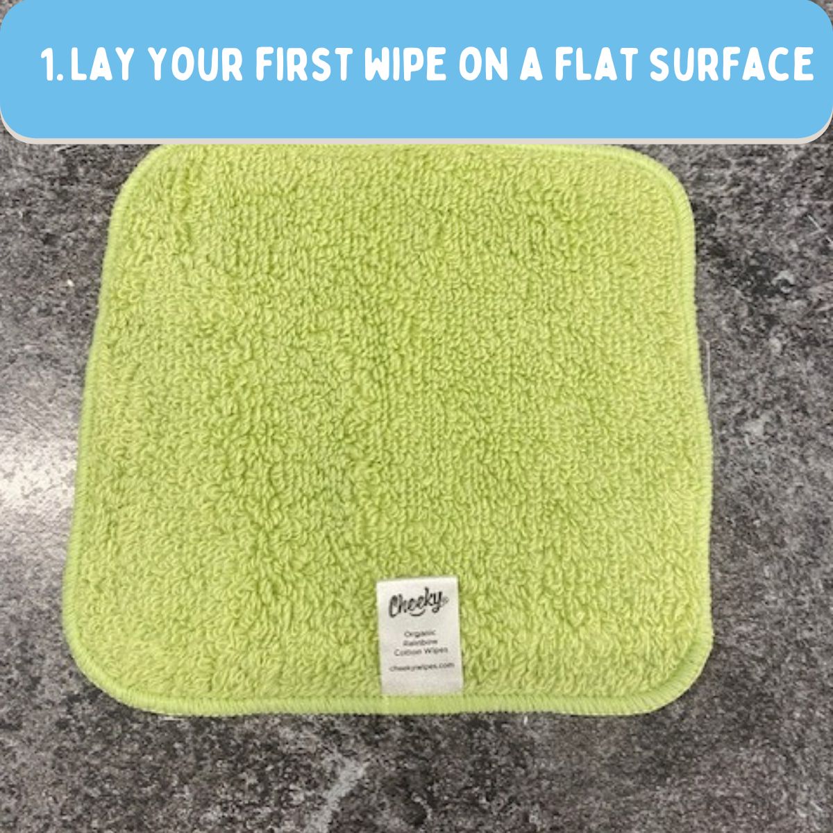 How to Fold Cloth Wipes to Make Them Pop Up | Cheeky Wipes