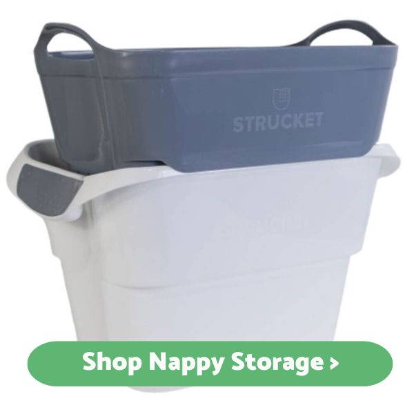 How to Store Dirty Reusable Nappies | Cheeky Wipes