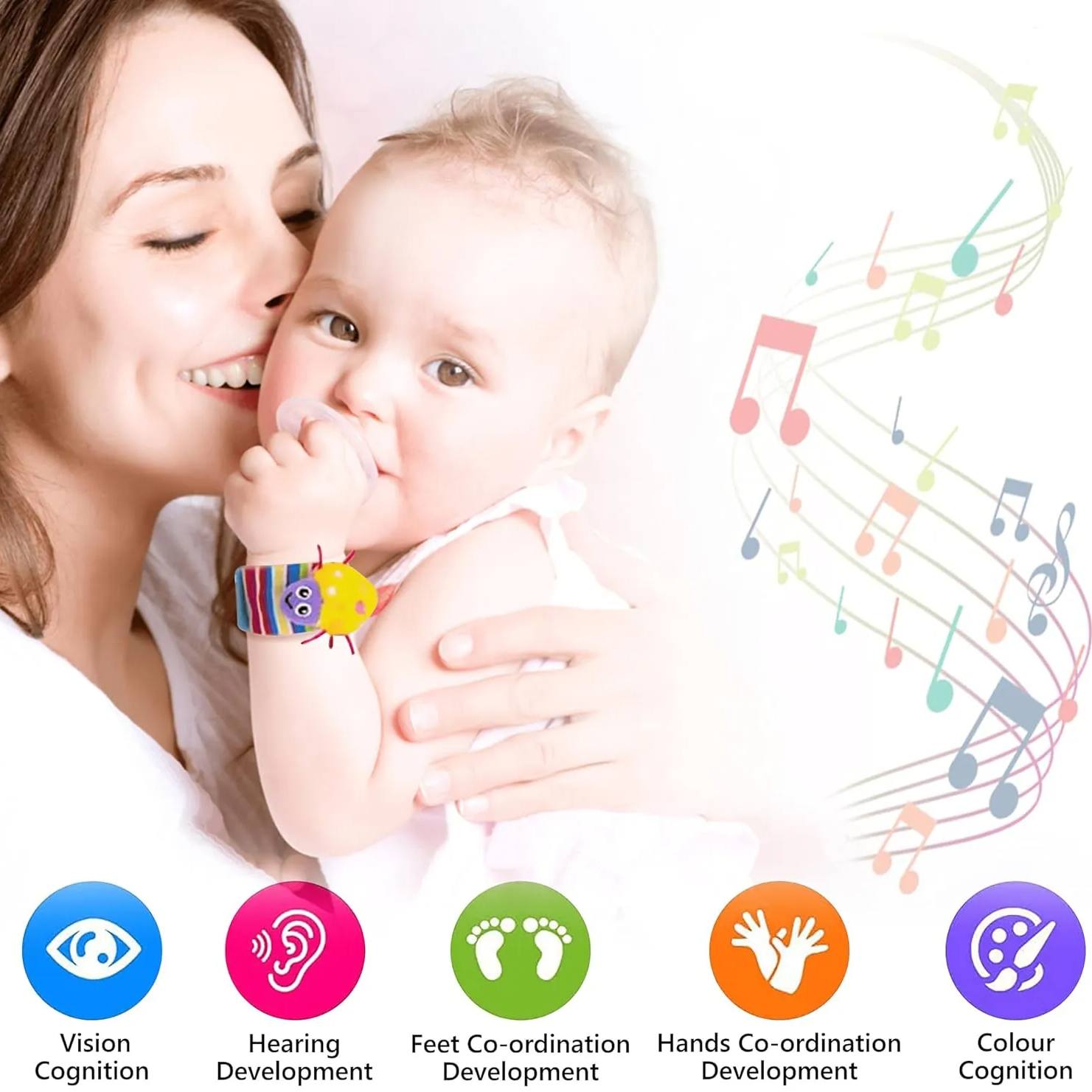 Wrist Rattles and Foot Finders Set | Cheeky Wipes