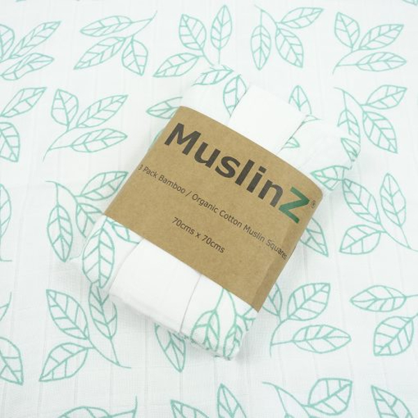 Large Bamboo/ Cotton Muslin Squares | Muslinz | Cheeky Wipes