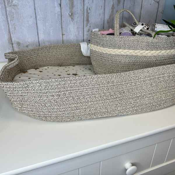 Baby Changing Basket with Mattress | Cheeky Wipes