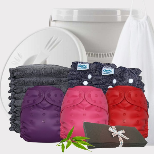 Reusable Nappy Bundle | Cheeky Wipes