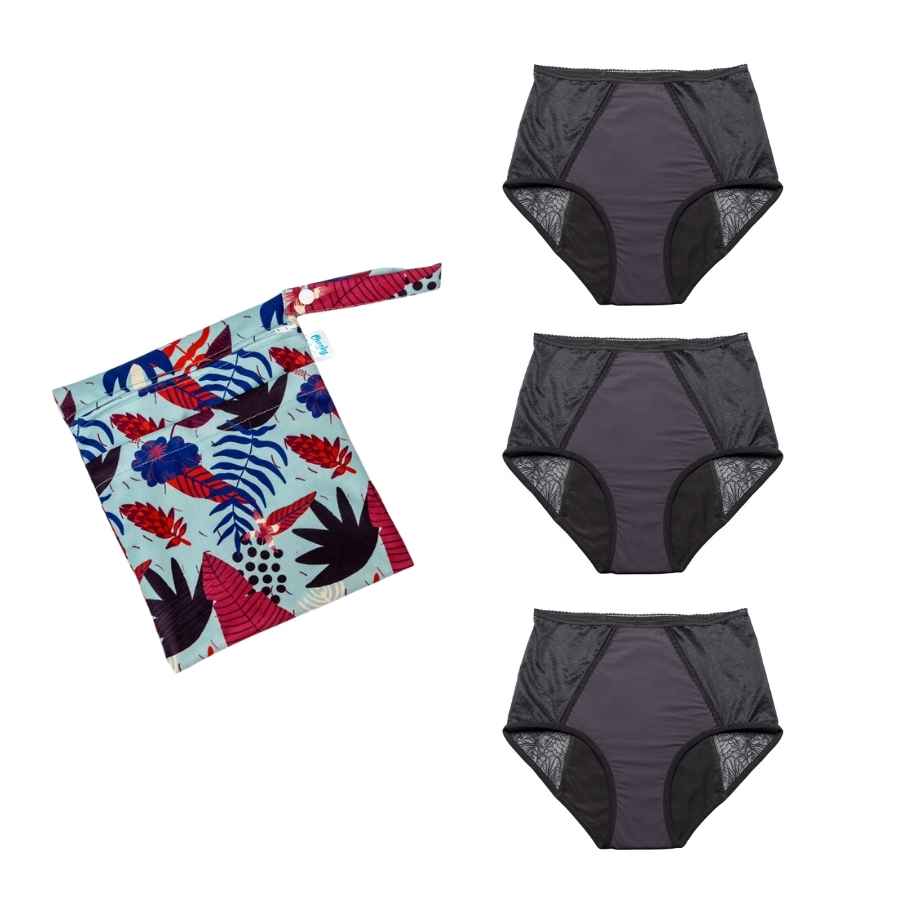 Essentials High-Waist Period Pants Starter Ki | Cheeky Wipes