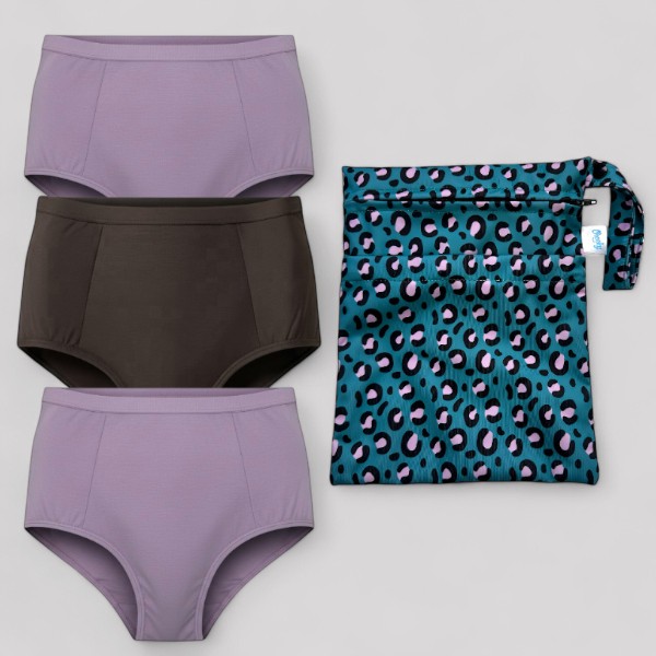 Essentials High-Waist Period Pants Starter Ki | Cheeky Wipes