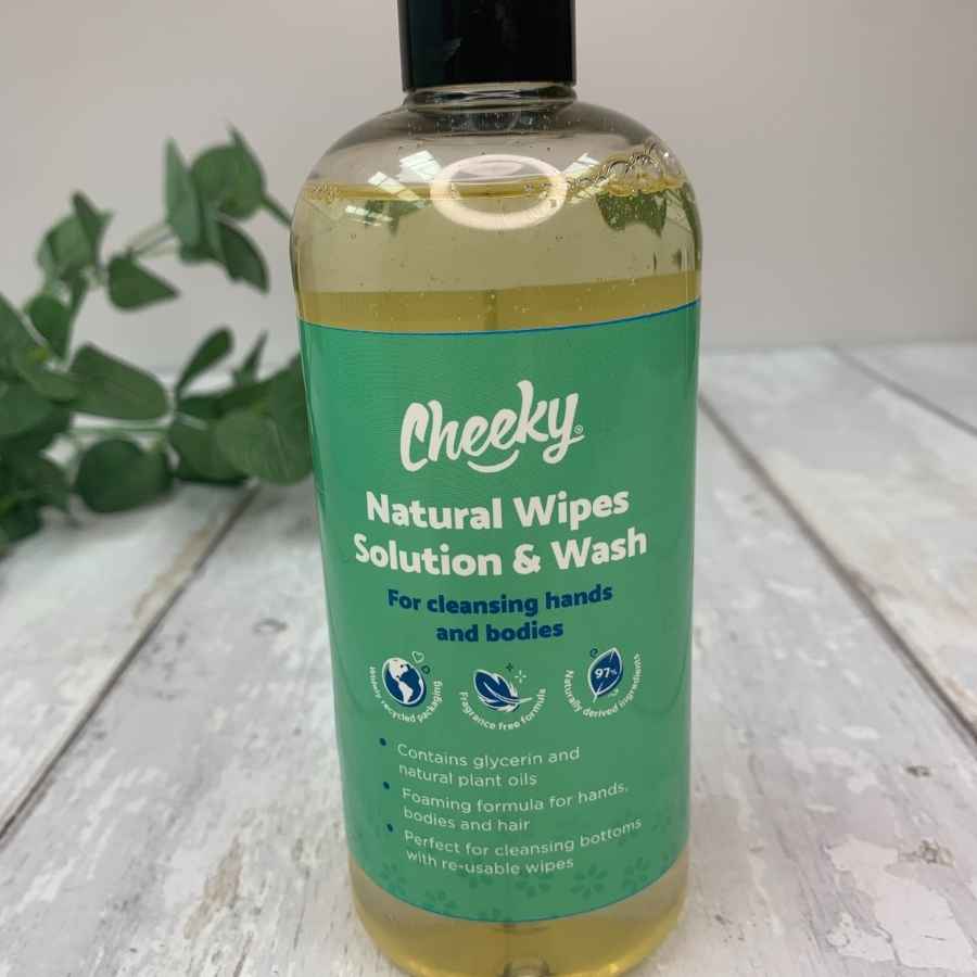 Cloth Wet Wipe Solution & Wash | Cheeky Wipes