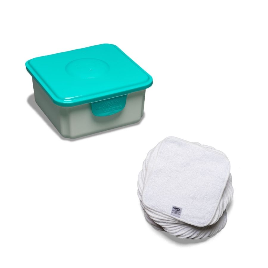 Reusable Baby Cloth Wipes Basic Starter Kit | Cheeky Wipes