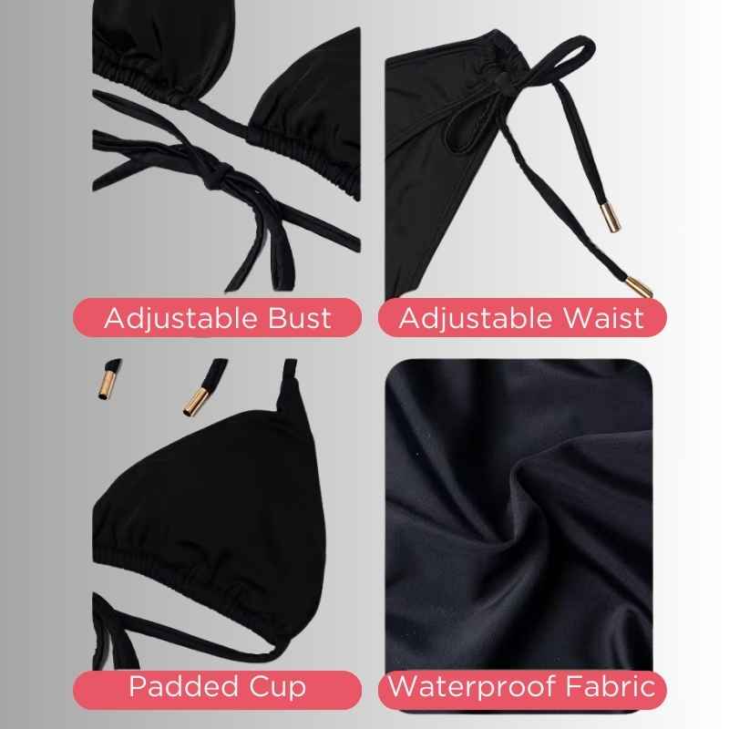 Period Swimwear High Leg String Bottom | Cheeky Wipes